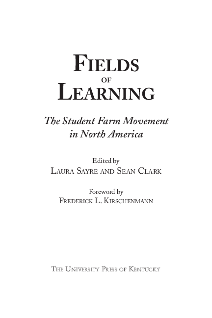 (PDF) "The Student Farm Movement in Context"