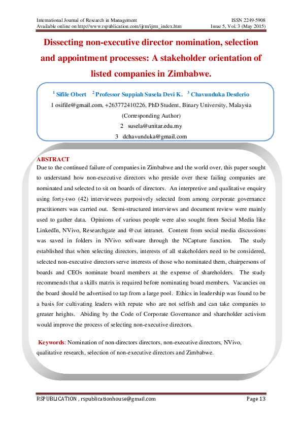 appointment of directors pdf