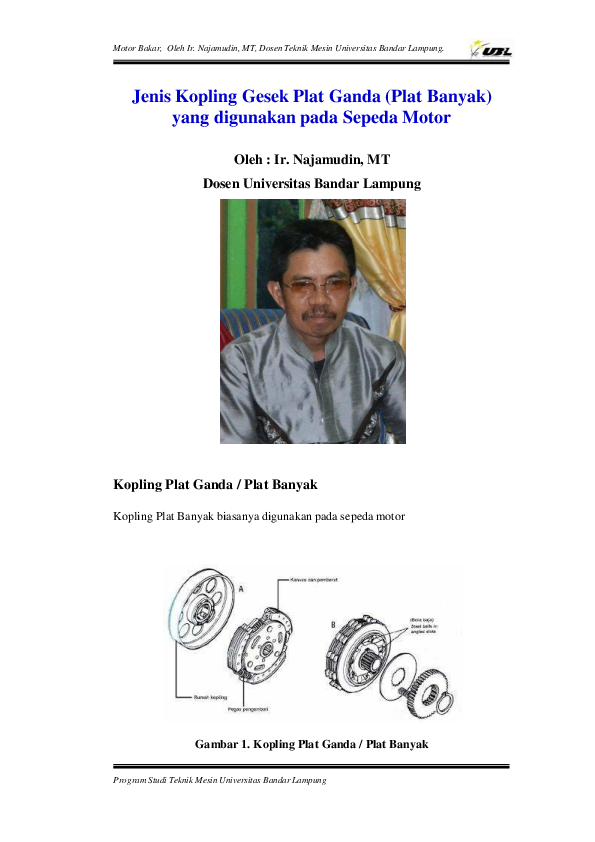 (PDF) Jenis Kopling Gesek Plat Ganda (Plat Banyak) yang digunakan pada ...
