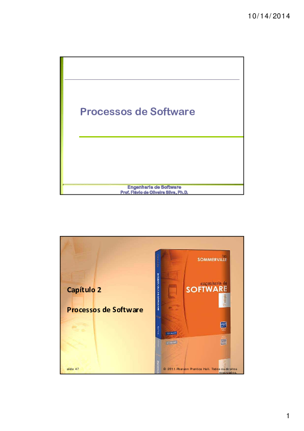 (PDF) Processos de Software