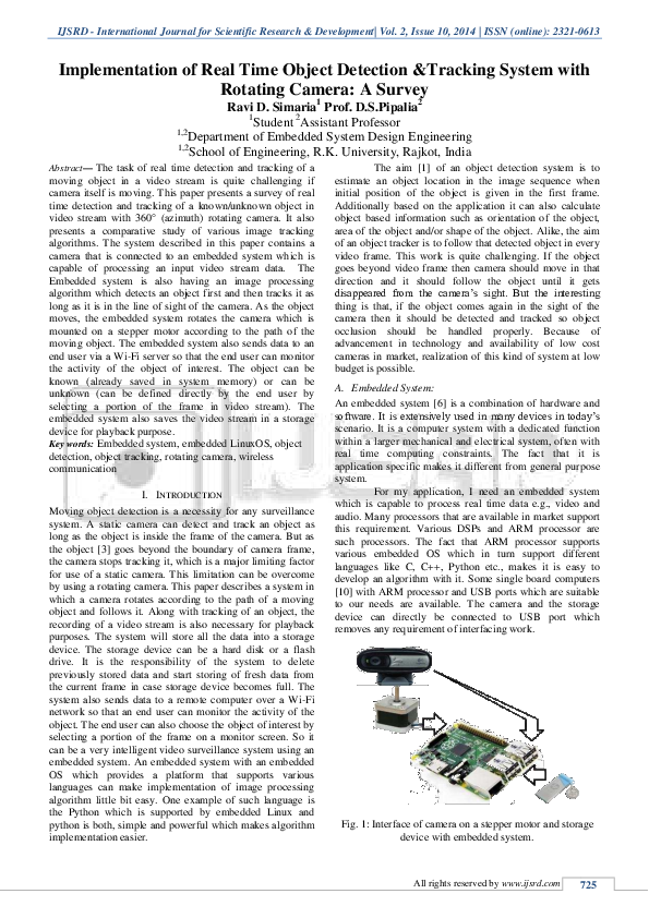 (PDF) object tracking