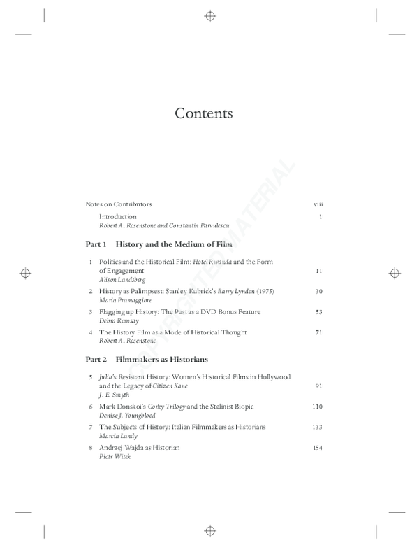 (PDF) A Companion to the Historical Film | Constantin Parvulescu ...