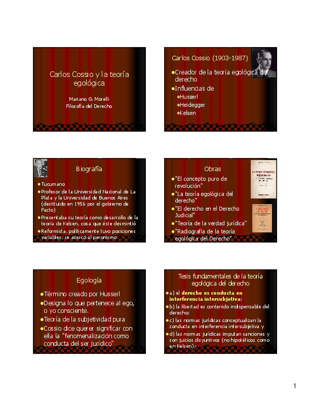 (PDF) 173 Carlos Cossio y la teoria egologica