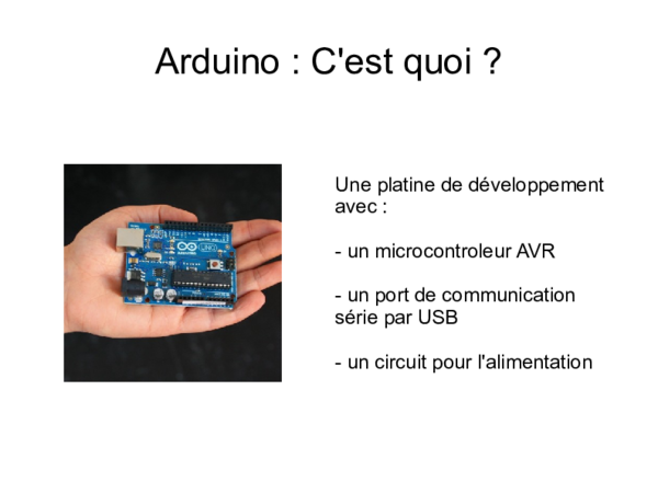 Pdf Arduino Cest Quoi
