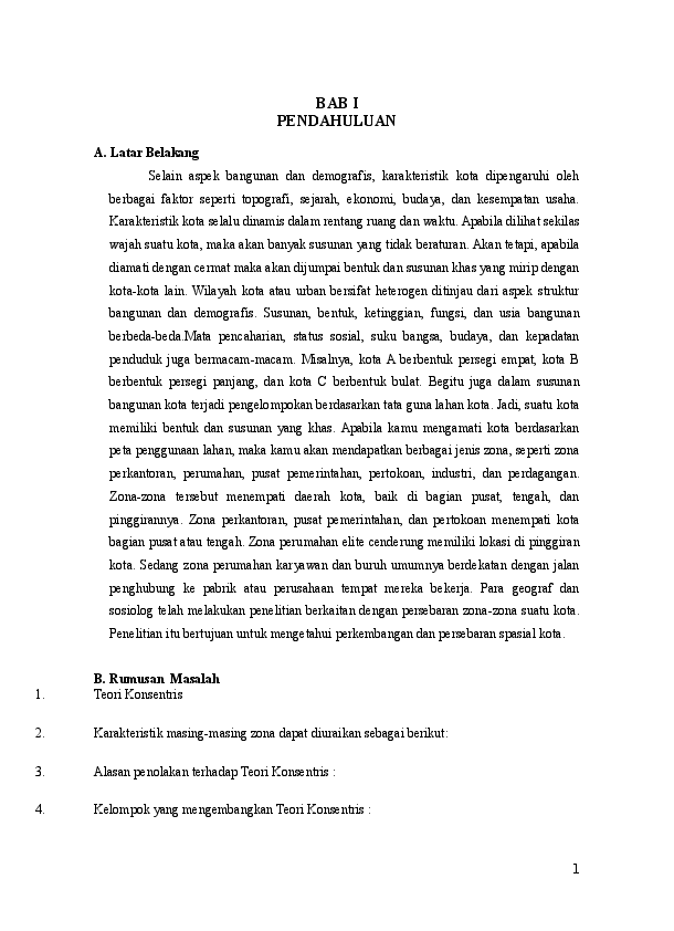 (DOC) Makalah Teori Konsentris