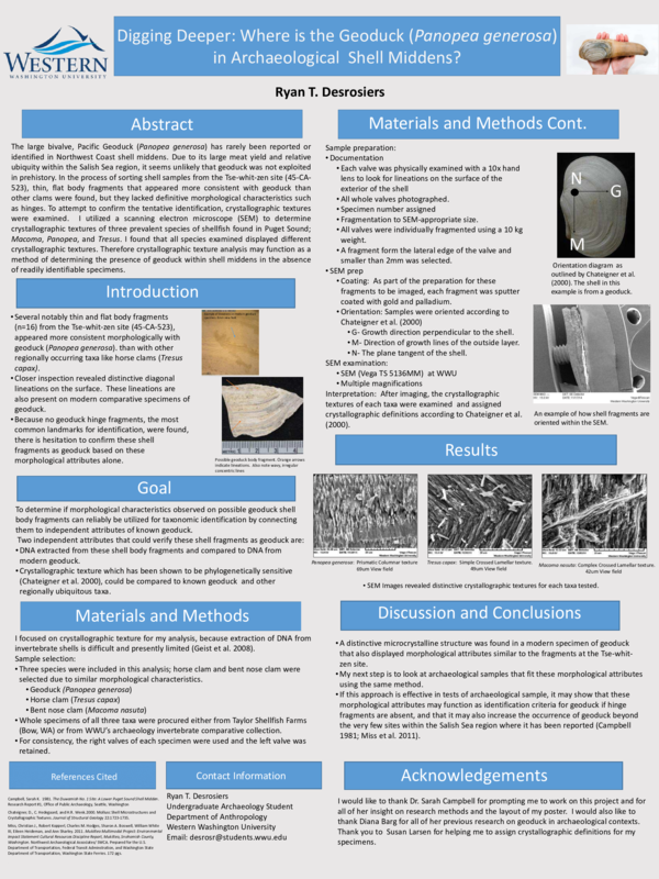 (PDF) Digging Deeper: Where is the Geoduck (Panopea generosa) in ...