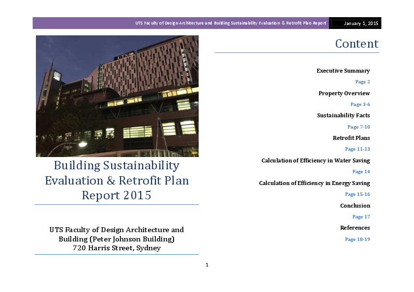 (PDF) Building Sustainability Evaluation & Retrofit Plan Report 2015 of ...