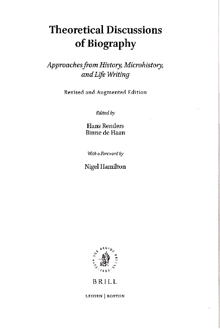 The Personal in the Political Biography