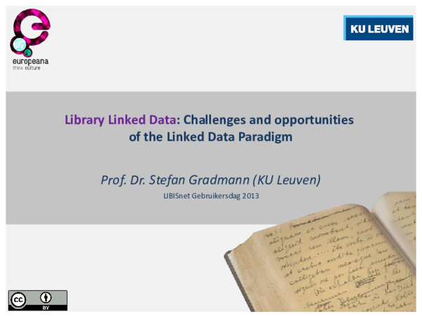 (PDF) Library Linked Data: Challenges and opportunities of the Linked ...