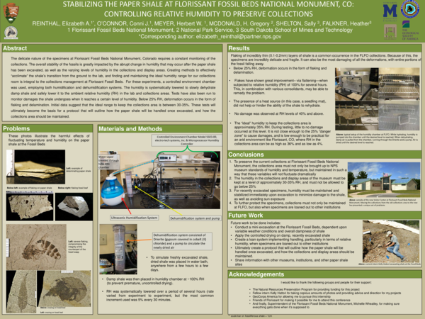 (PDF) Stabilizing the Paper Shale at Florissant Fossil Beds National ...