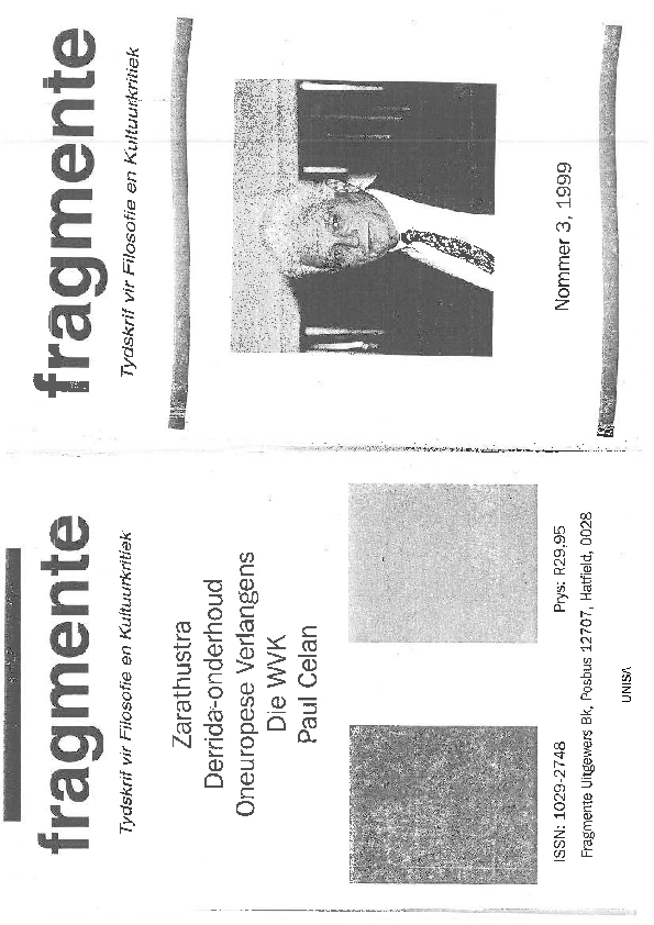 (PDF) Die WVK: Refleksie op 'n proses, en naloop van 'n historiese ...