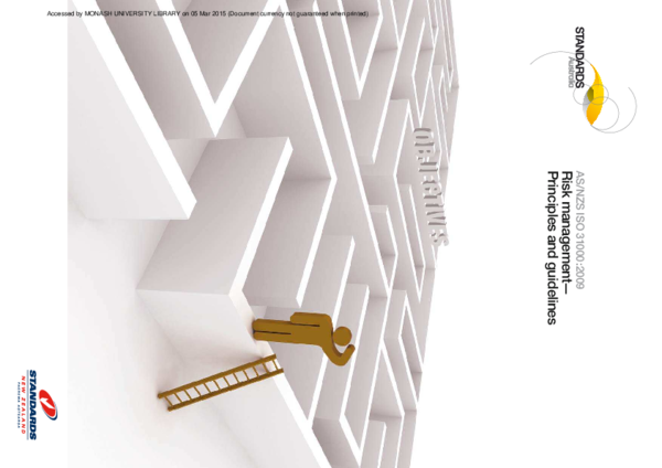 (PDF) Risk management— Principles and guidelines