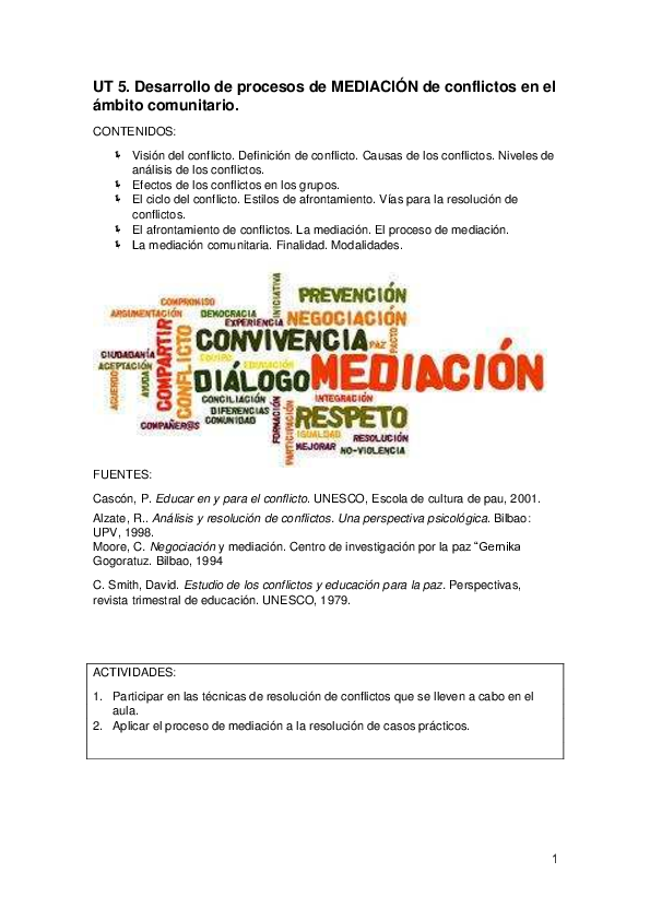 (PDF) Mediación comunitaria