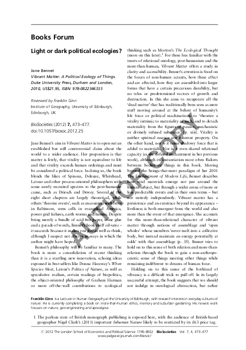 (PDF) Light or dark political ecologies?