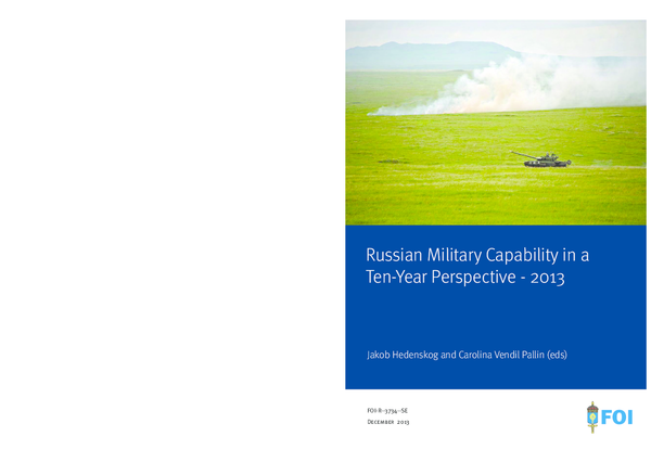 (PDF) The Military Capability of Russia's Armed Forces in 2013 in ...