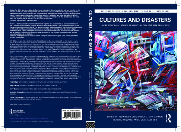 (PDF) Cultures and Disasters: Understanding Cultural Framings in ...