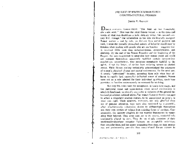 (PDF) Myth and History in the Cornelia Elegy of propertius
