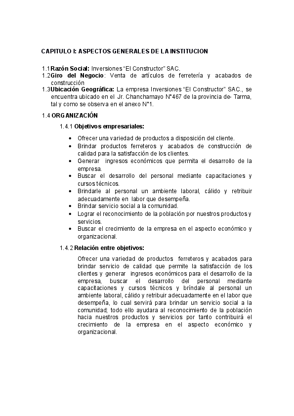 (DOC) CAPITULO I: ASPECTOS GENERALES DE LA INSTITUCION | Carlos Alexander Leonardo S - Academia.edu