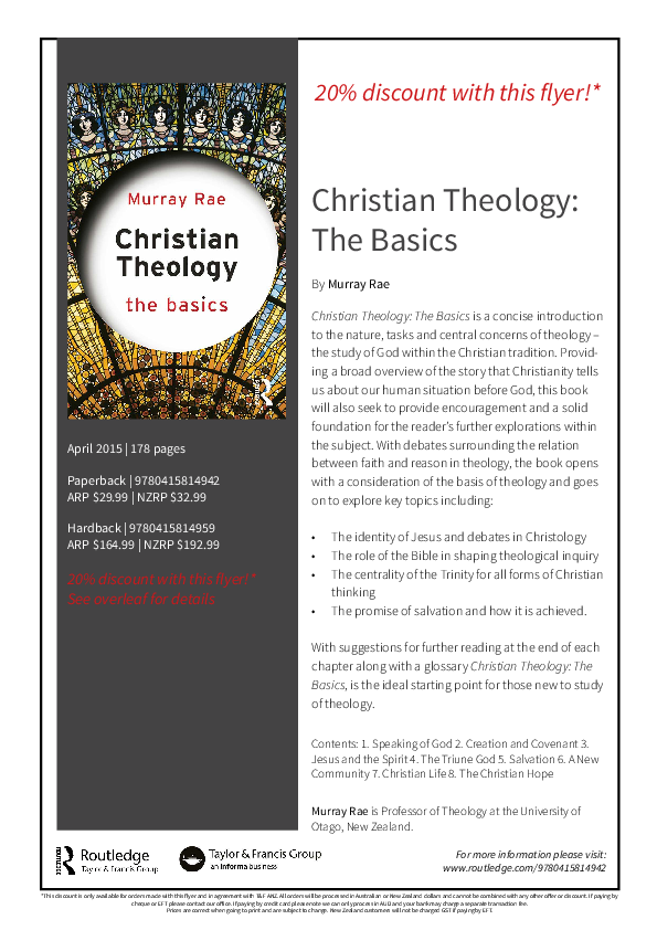 (PDF) Christian Theology: The Basics
