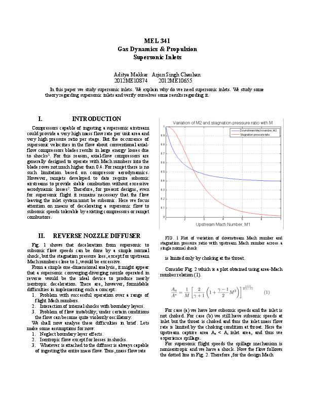 (PDF) Supersonic Inlets