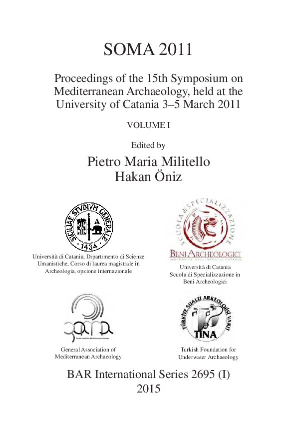 (PDF) Recent Discoveries at the Sanctuary of the Divine Palikoi.