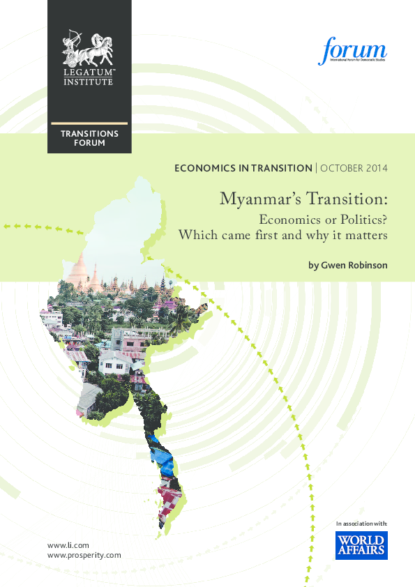 (PDF) Myanmar's Transition