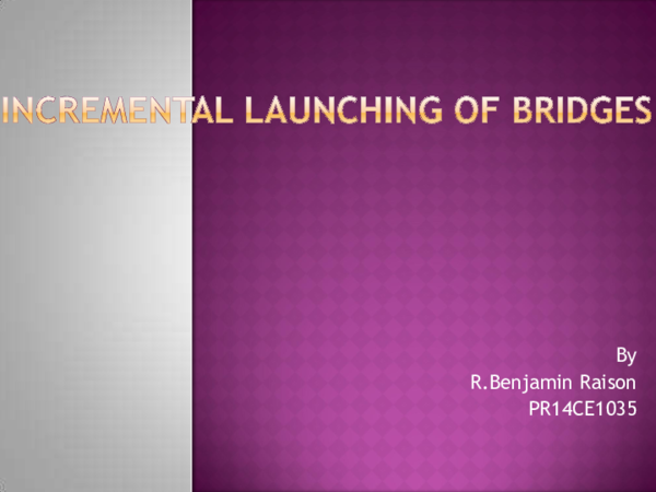 (PDF) incremental launching outline