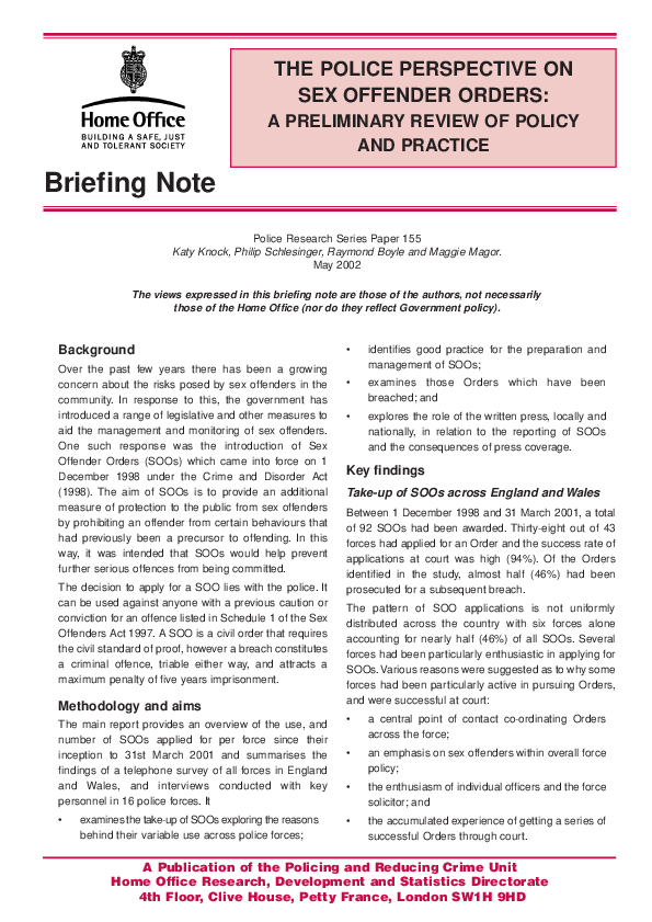 (PDF) The views expressed in this briefing note are those of the ...