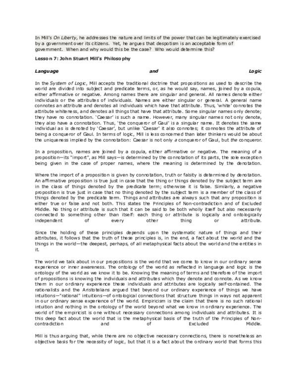 (DOC) Modern Liberal Thought