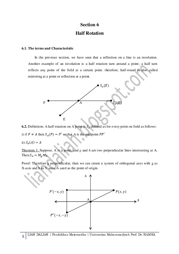 (PDF) Half Rotation