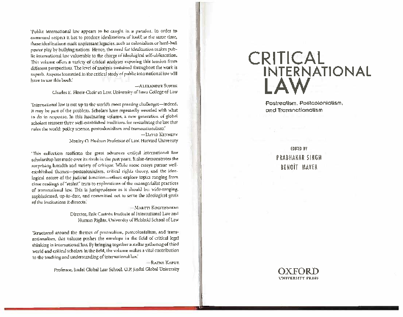 (PDF) A Universal History of Infamy: Human Rights, Colonialism and ...