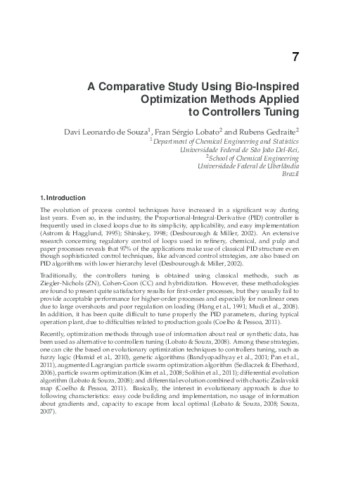 (PDF) A Comparative Study using Bio-Inspired Optimization Methods ... (PDF) A Comparative Study using Bio-Inspired Optimization Methods ...