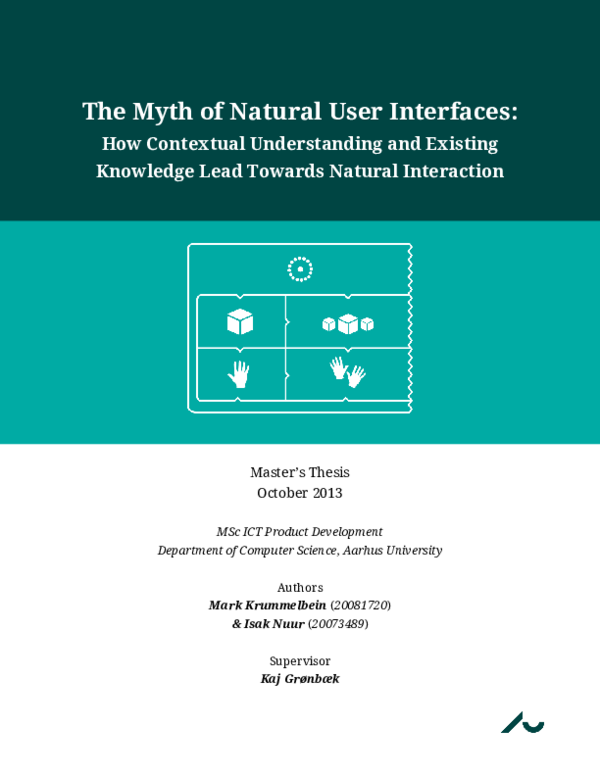 (PDF) The Myth of Natural User Interfaces: How Contextual Understanding ...
