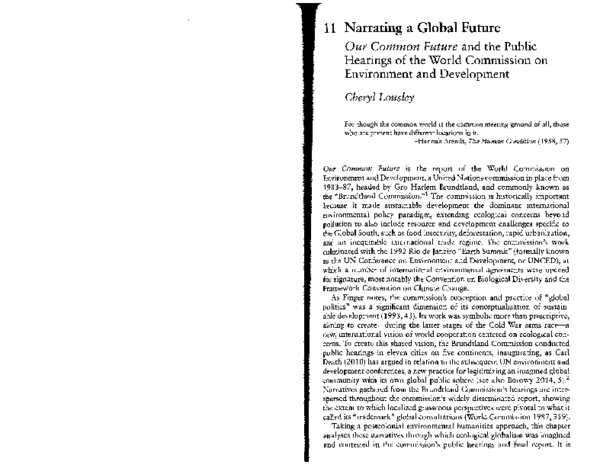 (PDF) Narrating a Global Future: Our Common Future and the Public ...