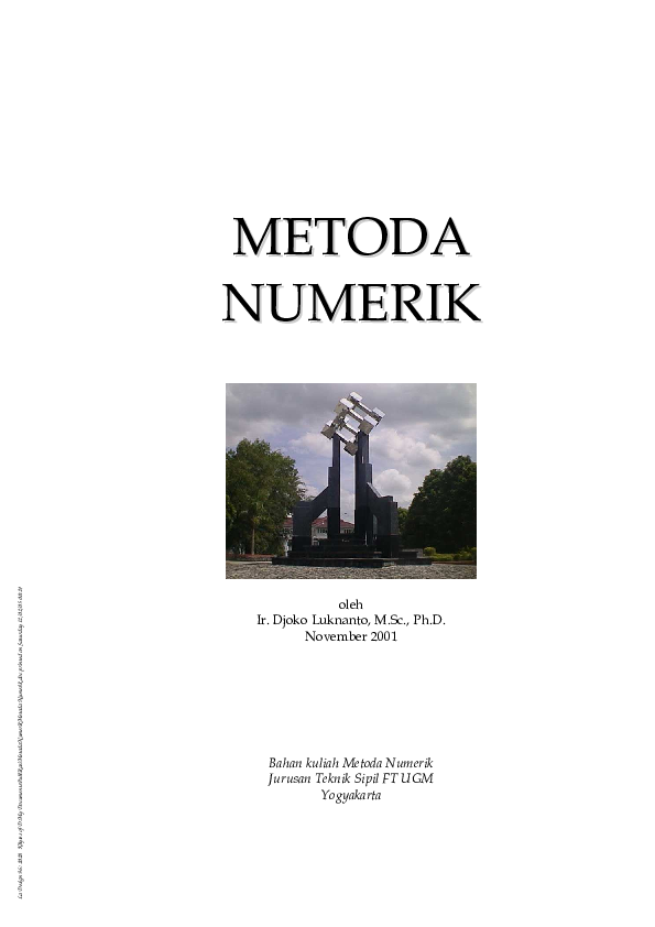 (PDF) Metoda Numerik