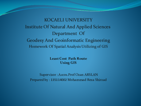 (PDF) spatial analysis with GIS