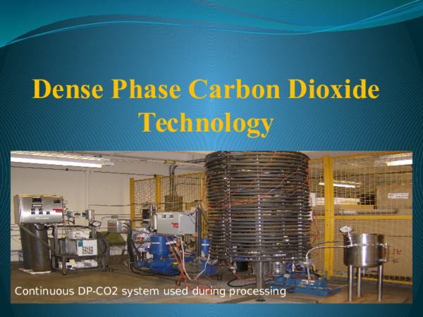 (PPT) Dense Phase Carbon Dioxide Technology