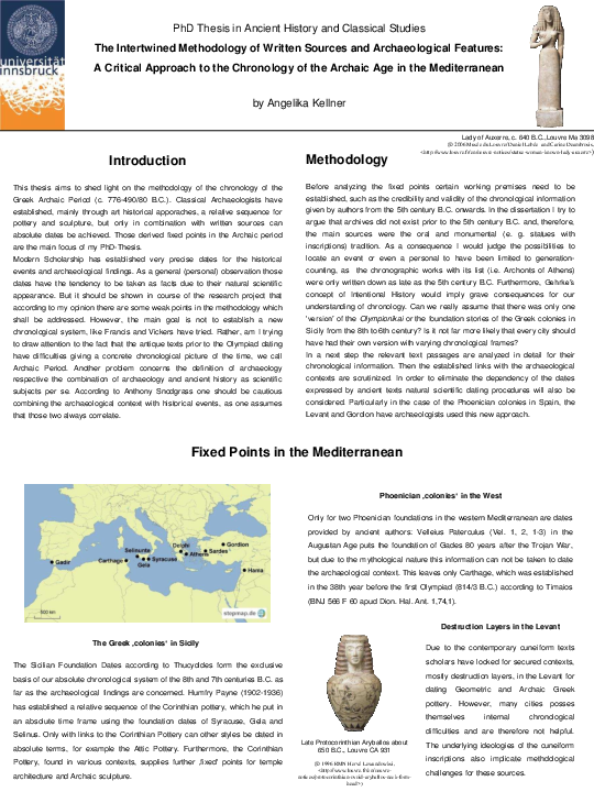 (PDF) The Intertwined Methodology of Written Sources and Archaeological ...