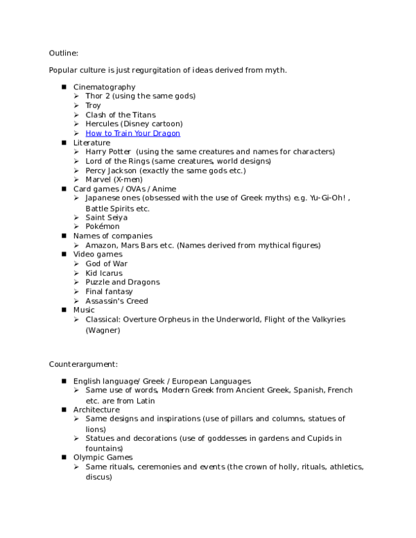 (DOC) Outline for Column NEW