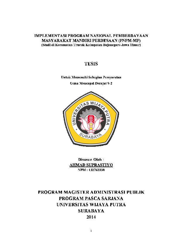 (PDF) IMPLEMENTASI PNPM-MPd
