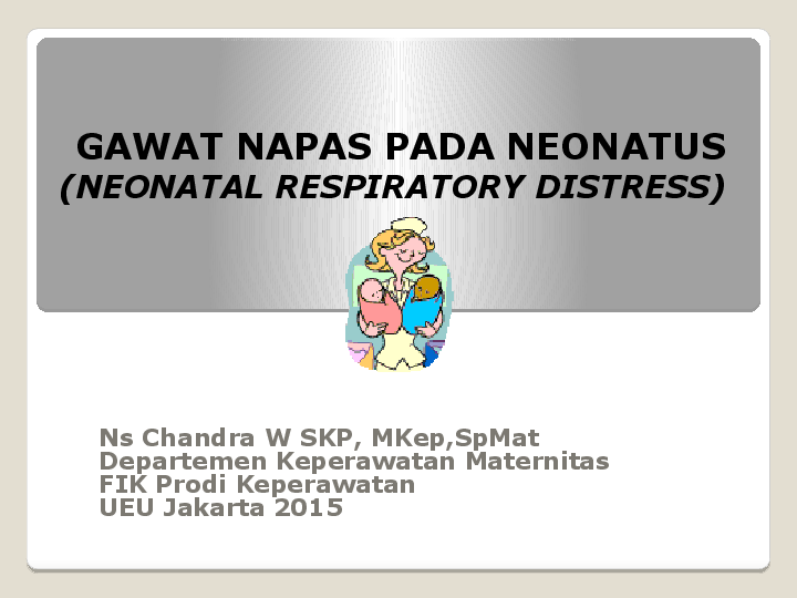 (PPT) Gawat napas pada neonatus