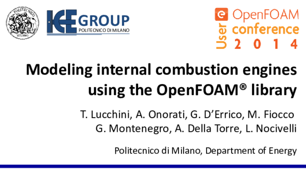 Modeling internal combustion engines using the OpenFOAM® library