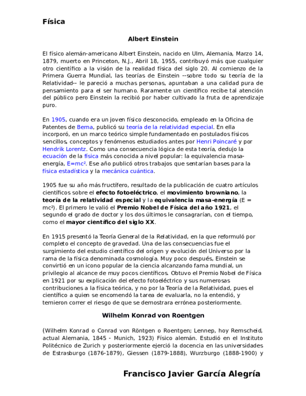 (DOC) Albert Einstein