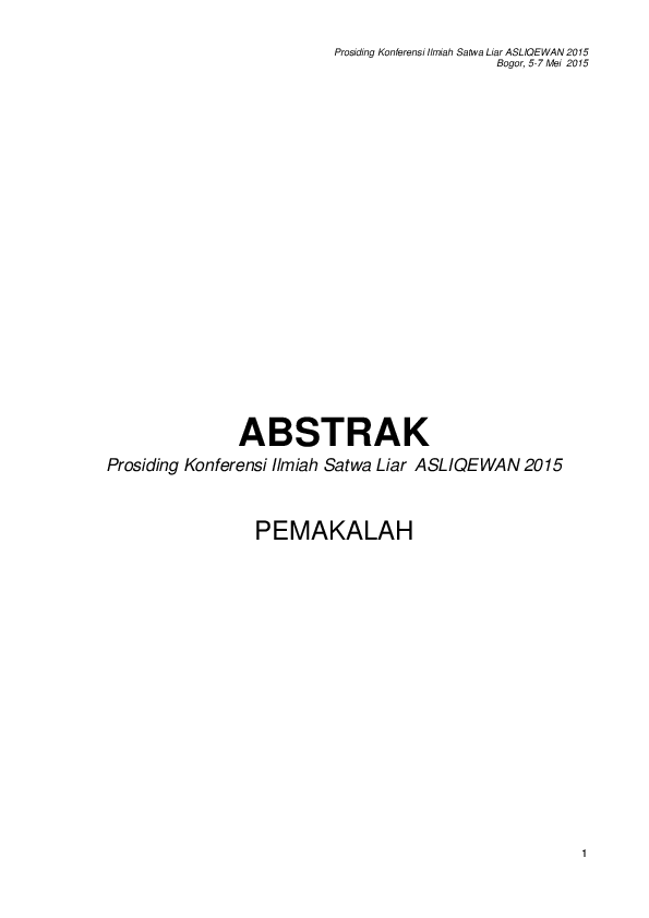(PDF) abstrak prosiding sharing kasus Munas ASLIQEWAN 2015
