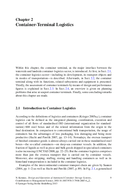Container-Terminal Logistics