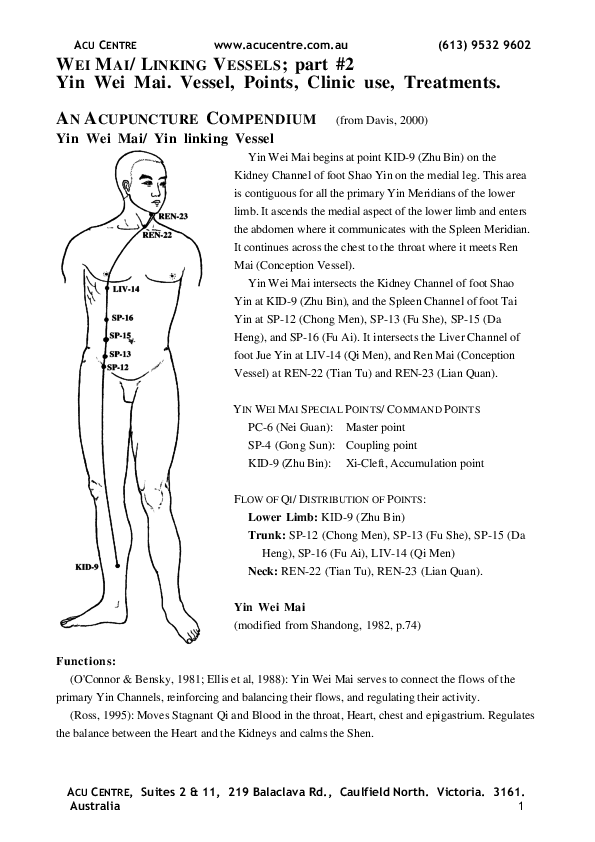 (PDF) The eight extraordinary meridiens_YinWeiMai