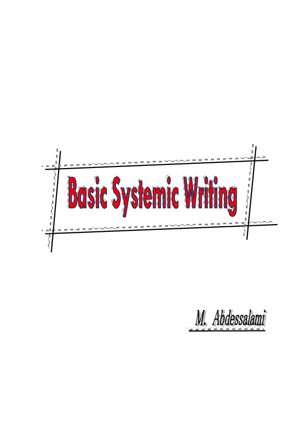 (PDF) Basic Systemic Writing