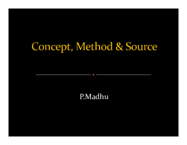 (PDF) Concept, Method & Source (2)