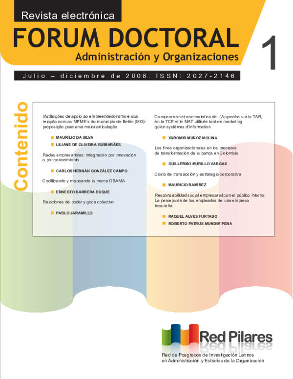 (PDF) FORUM DOCTORAL Administración y Organizaciones