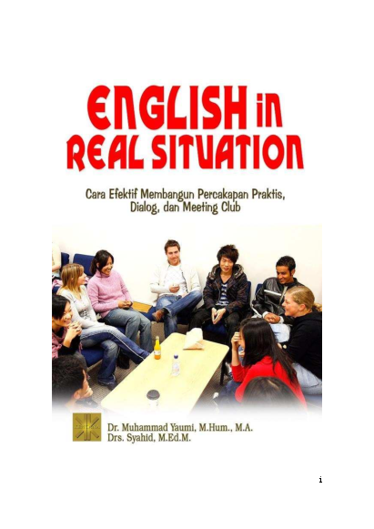 (PDF) English in Real Situation